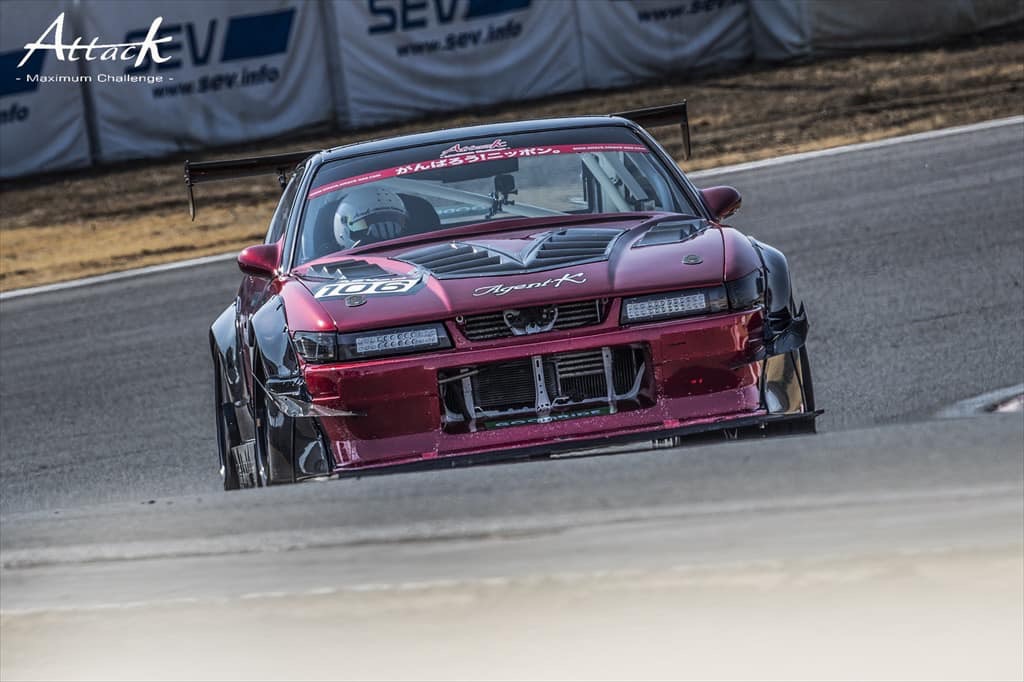 エージェントケイ/SGR Works 180sx | Attack SUGO 2019 with Team Goodluck
