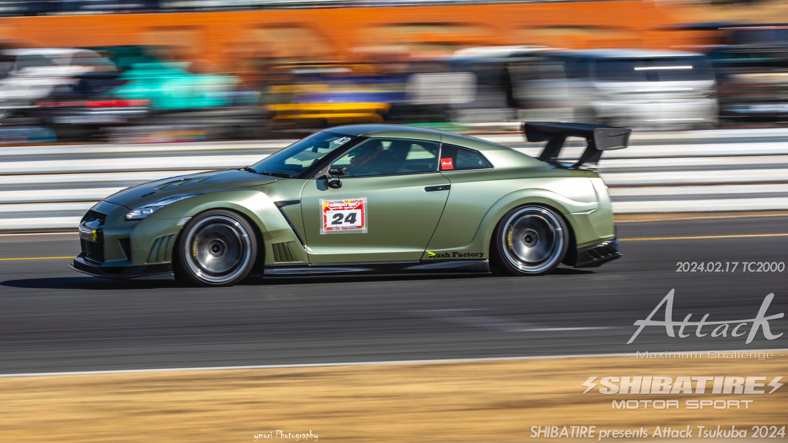 スエヒロ Rush R35 SAKURA｜エントリーリスト｜シバタイヤ presents Attack Tsukuba 2025